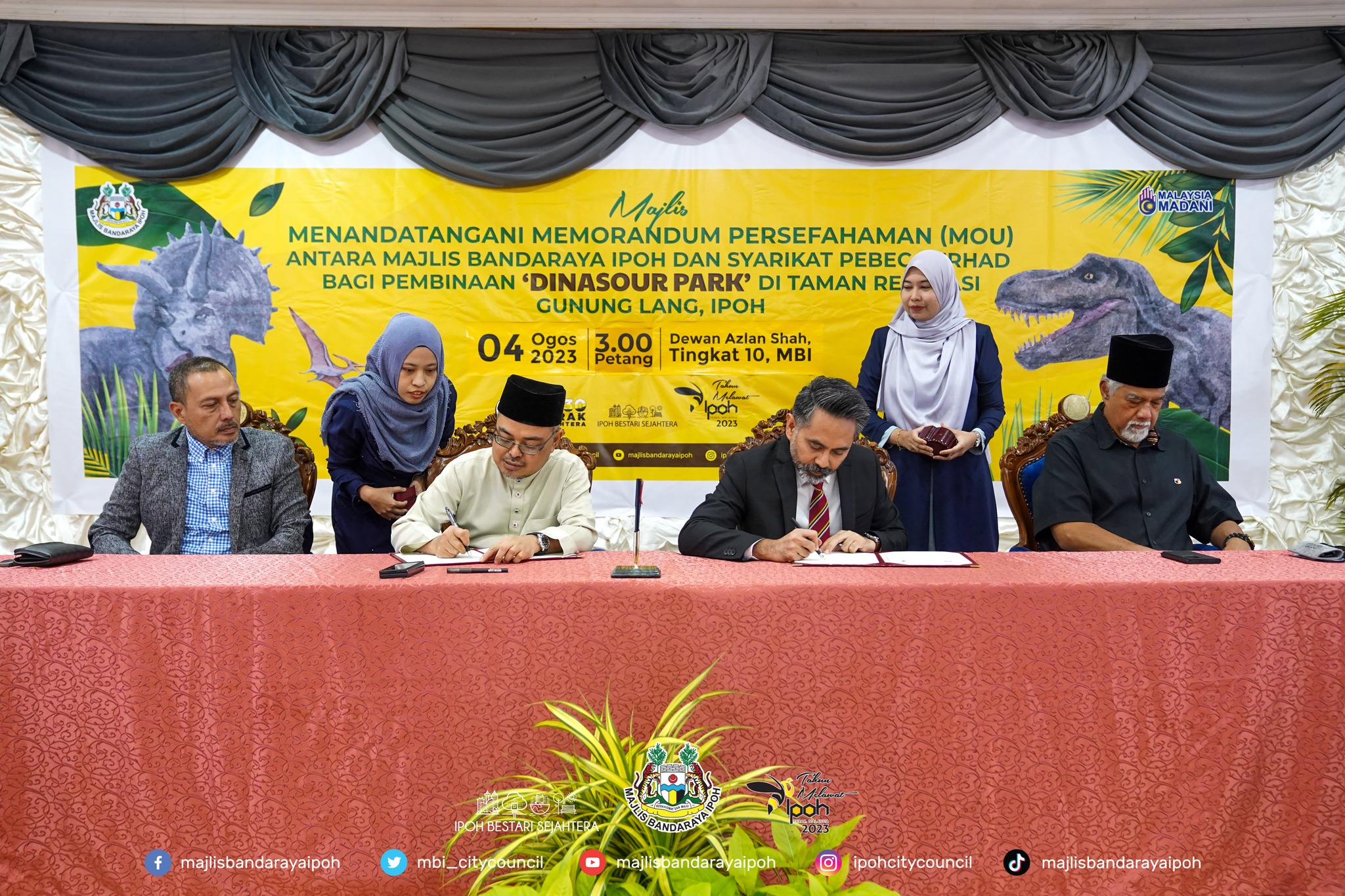 Portal Rasmi Majlis Bandaraya Ipoh - MAJLIS MENANDATANGANI MOU BAGI ...