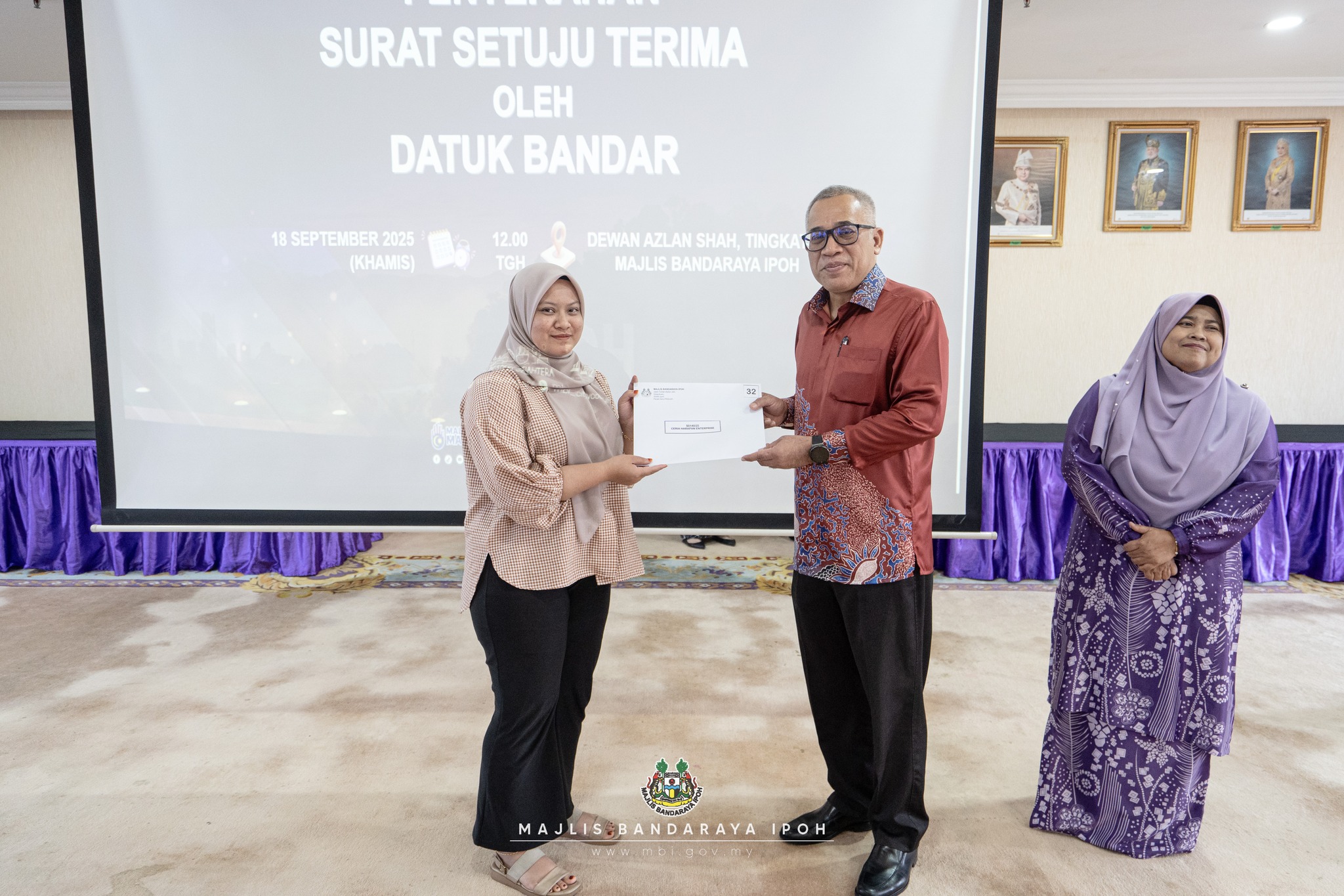 Portal Rasmi Majlis Bandaraya Ipoh - MAJLIS PENYAMPAIAN SURAT SETUJU ...